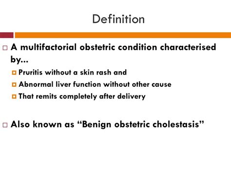 Ppt Cholestasis Of Pregnancy Powerpoint Presentation Free Download