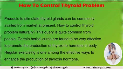 Ppt How To Control Thyroid Problem Relieve Hypothyroidism Symptoms