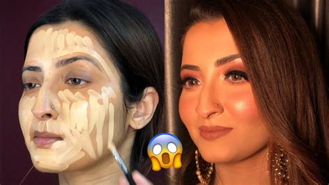 Quick Simple Makeup Tutorial L How To Get Flawless Base Manveenmakeovers Youtube