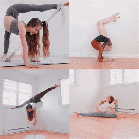 Collage Of Anna Mcnulty Anna Mcnulty Flexibility Workout Dance