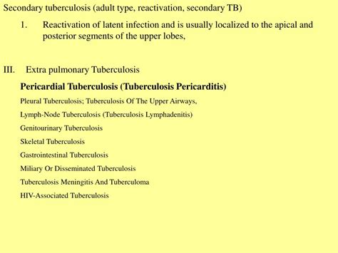 Ppt Tuberculosis Induced Pericarditis General Information Powerpoint Presentation Id 3355626