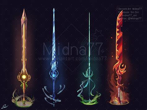 Closed Element Sword Ver2 Adoptable By Midna77 On Deviantart