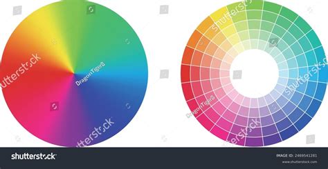 Color Picker Circle Design Material 24 Stock Vector Royalty Free