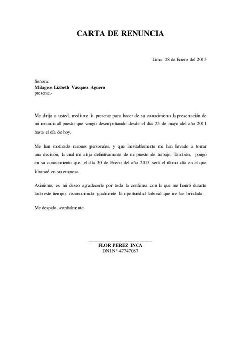 Carta De Renuncia Laboral En Word Ejemplo Gratis 2023 Artofit