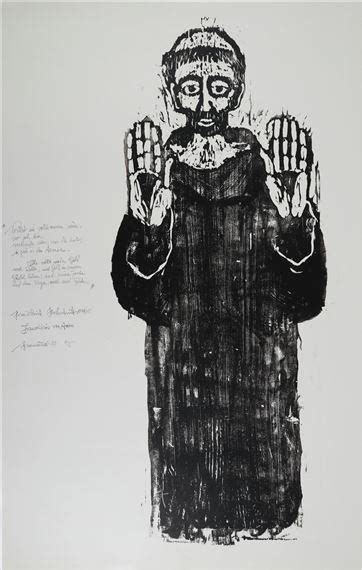 Robert Hammerstiel Franziskus Von Assisi 1977 Mutualart
