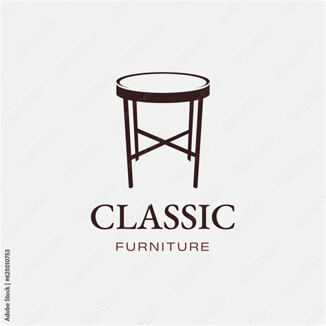 Classic Furniture Logo Design Idea For Company Store Online Shop