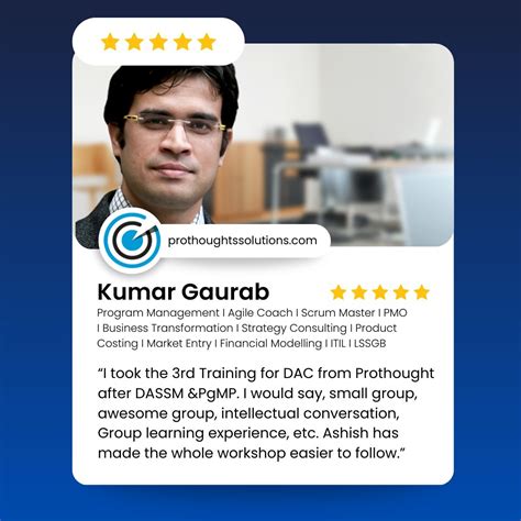 Prothoughts Solutions On Linkedin Kumar Gaurab Mbabepmp®csm®icp Acc®sasm Safe®6kmpi