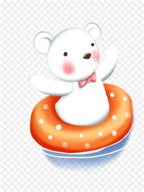 卡通可爱手绘小熊游泳png图片素材下载图片编号8475393 Png素材网