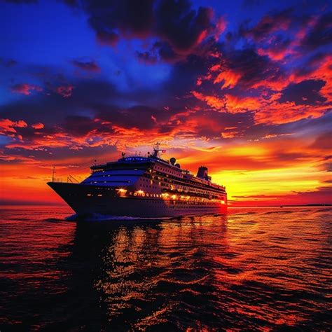 Free Sunset Cruise Beauty Image Sunset Cruise Ocean Download At