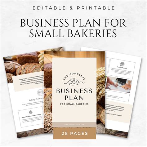 Small Bakery Business Plan Bakery Startup Plan Bakery Business Proposal