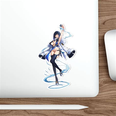 Sexy Yelan Genshin Impact Waterproof Sticker Ecchi Vinyl Decal K Minded