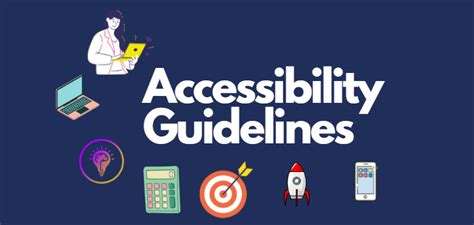 access to the accessibility guidelines shivanshu rajput