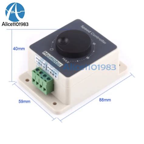 20A DC 10V 60V PWM Pulse Width Modulator Waterproof Motor Speed Controller 10 69 PicClick CA