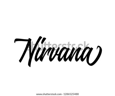 Nirvana Word Art Text Design Vector Stock Vector Royalty Free