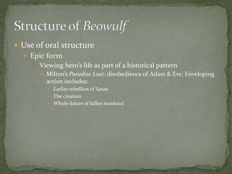 Ppt Beowulf Powerpoint Presentation Free Download Id5014399