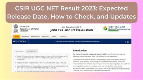 CSIR UGC NET Result Expected Release Date How To Check And Updates Smart Classes