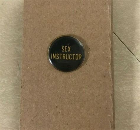 Hatpin Sex Instructor Raunchy Small Funny Retro Humor New Vintage