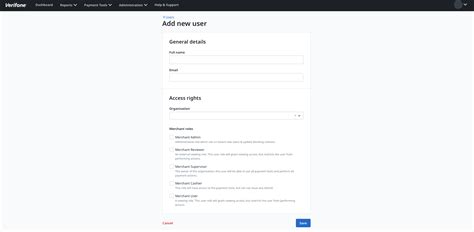 Administration Verifone Central Verifone Developer Portal