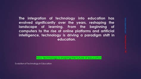 How Technology Is Shaping The Future Of Education School Education