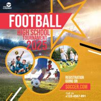 Football Training Camp Template Postermywall