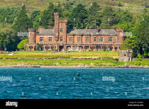 Kinloch Castle On The Isle Of Rum Small Isles Inner Hebrides