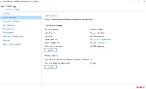 Requirements For Sql Server To Store Audit Data Netwrix Product