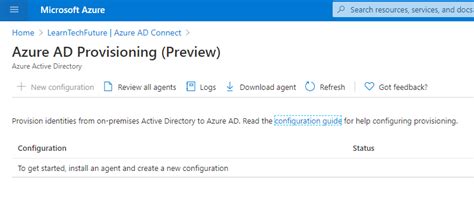 Azure AD Connect Cloud Provisioning Learn Tech Future