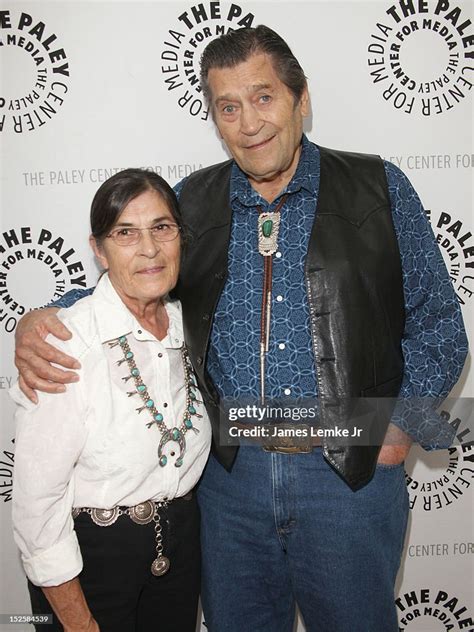 Actor Clint Walker And Wife Susan Walker Attend Retro Tv News Photo