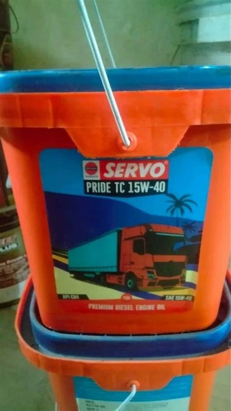 10l Servo Pride Tc 15w40 Premium Diesel Engine Oil Bucket Of 10 Litre