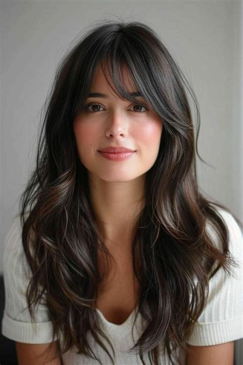 Pin De Adriana Morales Em Belleza Cabelo Com Franja Cabelo Cortes