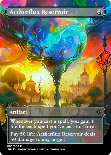 Aetherflux Reservoir Magic The Gathering Proxy Cards