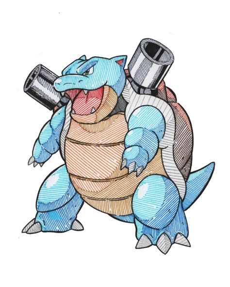 Blastoise Sticker 2 Hyperbeam