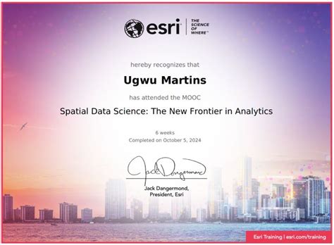 Spatialdatascience Gis Dataanalytics Lifelonglearning Esri