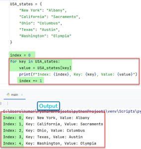 Python Iterate Through Dictionary By Index