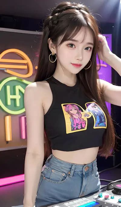 打碟美女 无界ai