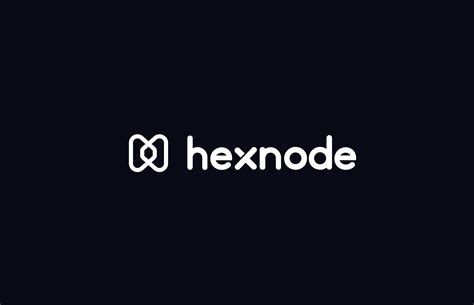 Hexnode Logo With Black Background