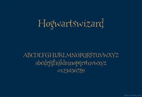 Hogwartswizard Font Free Download Ttf Otf Wisabo Fonts
