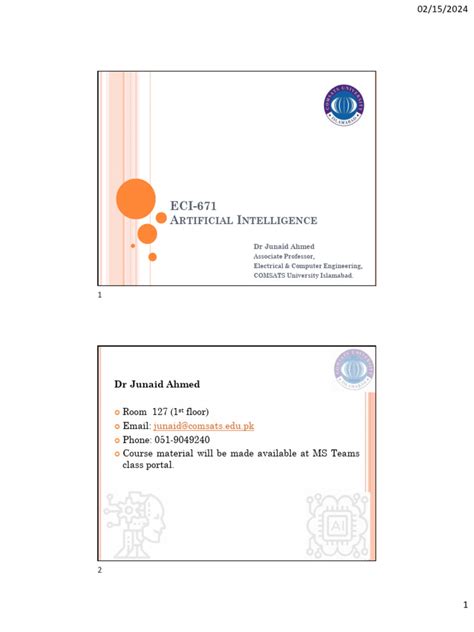 Lec 1 Pdf Artificial Intelligence Intelligence Ai And Semantics