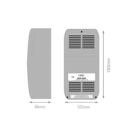 Rako Wsr Dmx Wired Dmx Control Module Darklight Design Lighting Design And Supply