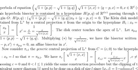 The Hyperbolic Voronoi Diagram In Conformal Poincaré Disk A Is Download Scientific Diagram