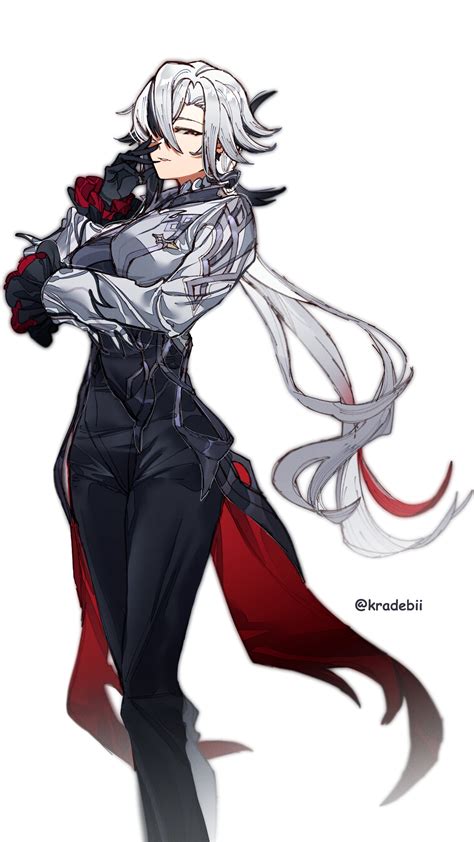Safebooru 1girl Absurdres Arlecchino Genshin Impact Black Eyes