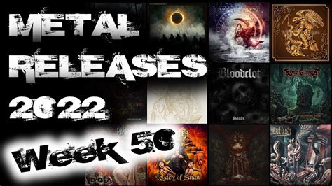 Metal And Hard Rock Releases 2022 Week 50 12th 18th December