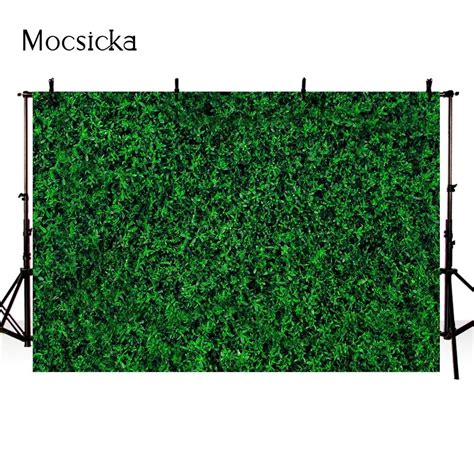 Grass Wall Photography Backdrops Spring Wedding Bridal Shower Photo Wallpaper Green Photography