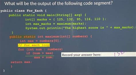 Solved what is the output on java | Chegg.com