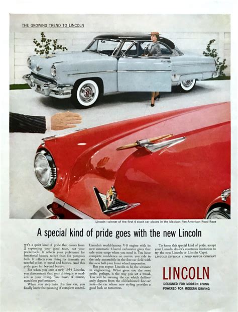 30 Wonderful Vintage Lincoln Ads From The Early 1950s ~ Vintage Everyday