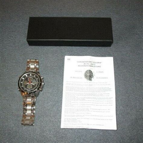 Chronograph Coloris Of Cheifel Paris With Stop Function And Led Light Watchcharts