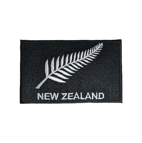 New Zealand Silver Fern Flag Iron On Patch Iron On Patch Australia By