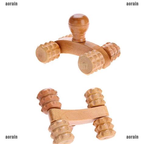 Ag Wooden Car Roller Massage Reflexology Hand Foot Back Body Therapy
