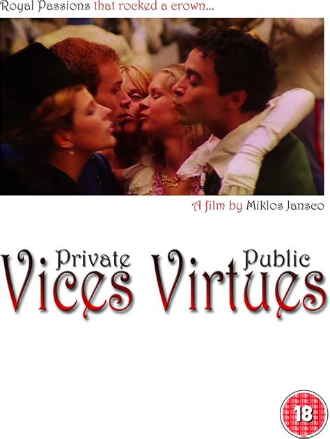 Private Vices And Public Virtues Dvd Uk Lajos Balázsovits
