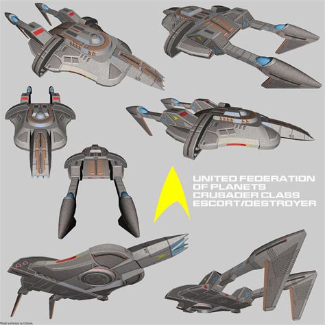 Starfleet 25th Destroyer Crusader Render By Chiletrek On Deviantart